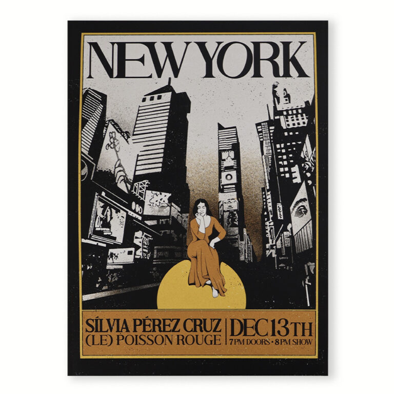 Poster concierto en Nueva York (Edición firmada) - Tienda - Sílvia ...